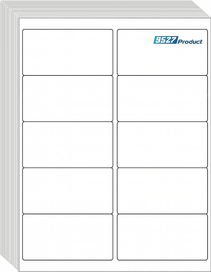 Amazon.com : 9527 Product 10 UP Sticker Labels,2x4 inches FBA Shipping ...