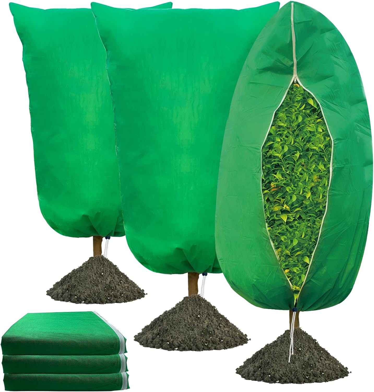 Amazon.com : TLSTGO 3 Pack Plant Covers Freeze Protection,47.2"x71 ...