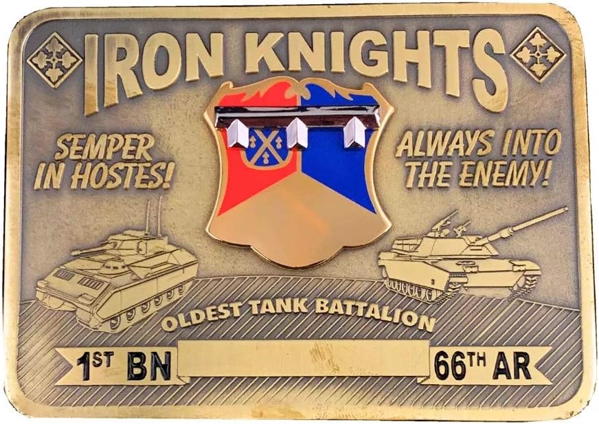 Amazon.com: US Army 1-66 1st Battalion 66th Armored Regiment Iron ...