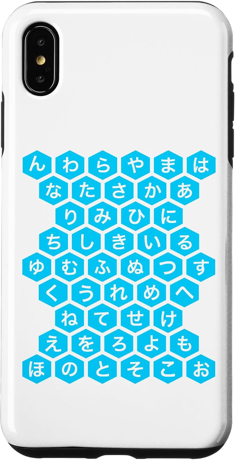 Amazon.com: iPhone XS Max Japanese Hiragana Alphabets Letters ...