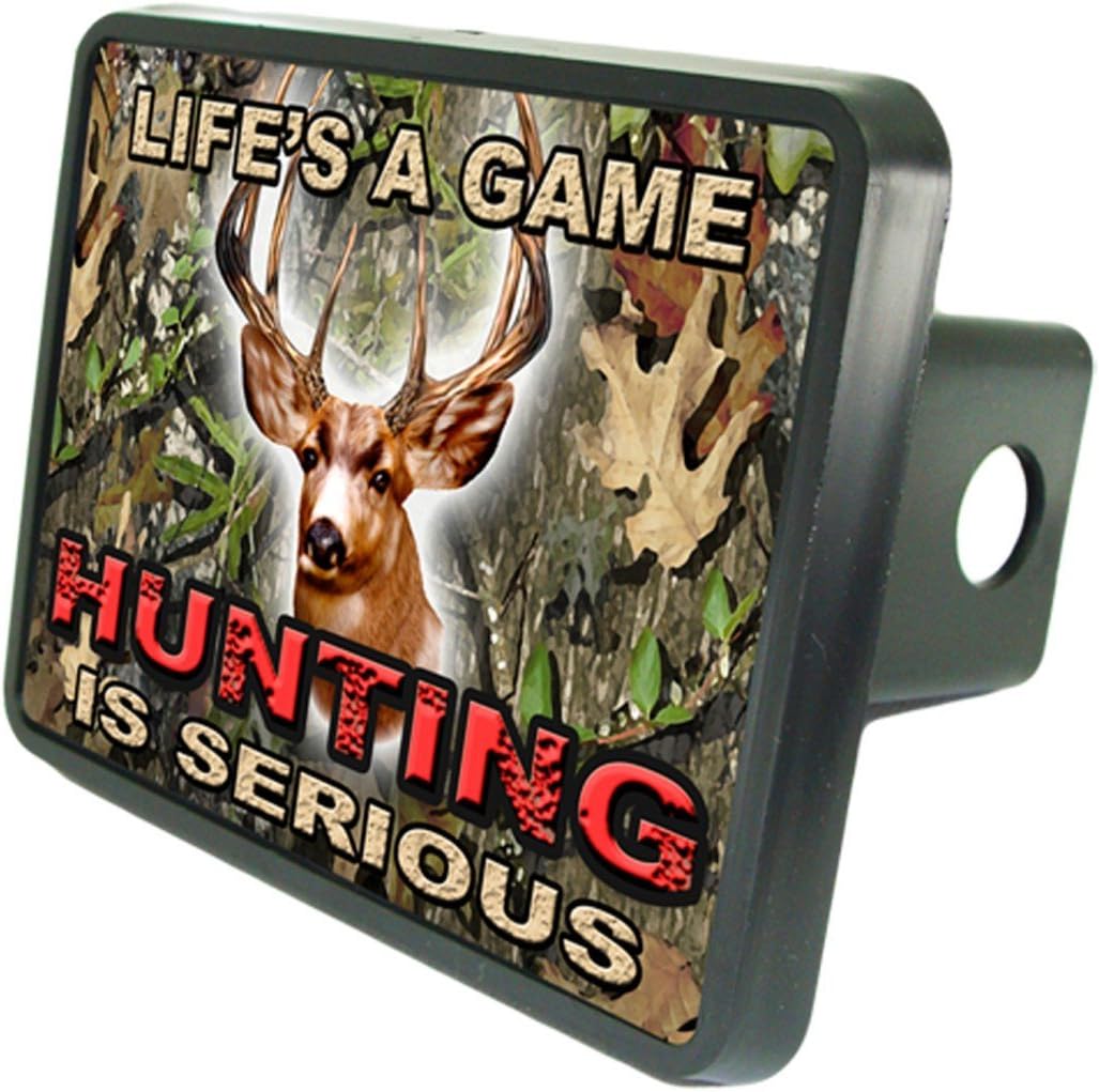 Amazon.com: Hunting is Serious Custom Hitch Plug for 2" Receiver from ...