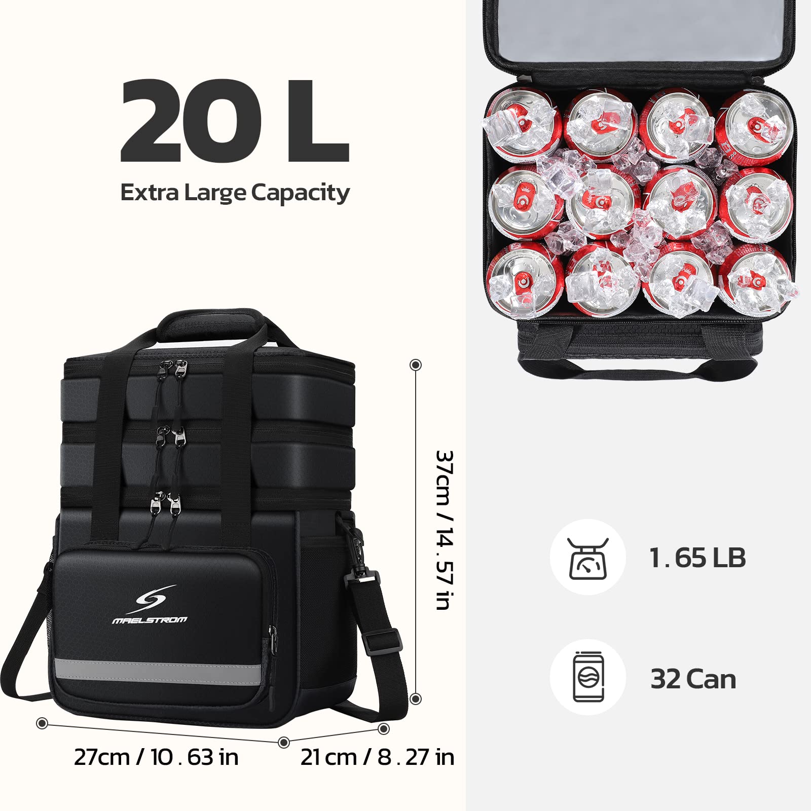 Maelstrom Lunch Box for Men,Insulated Lunch Bag Women/Men,Leakproof ...