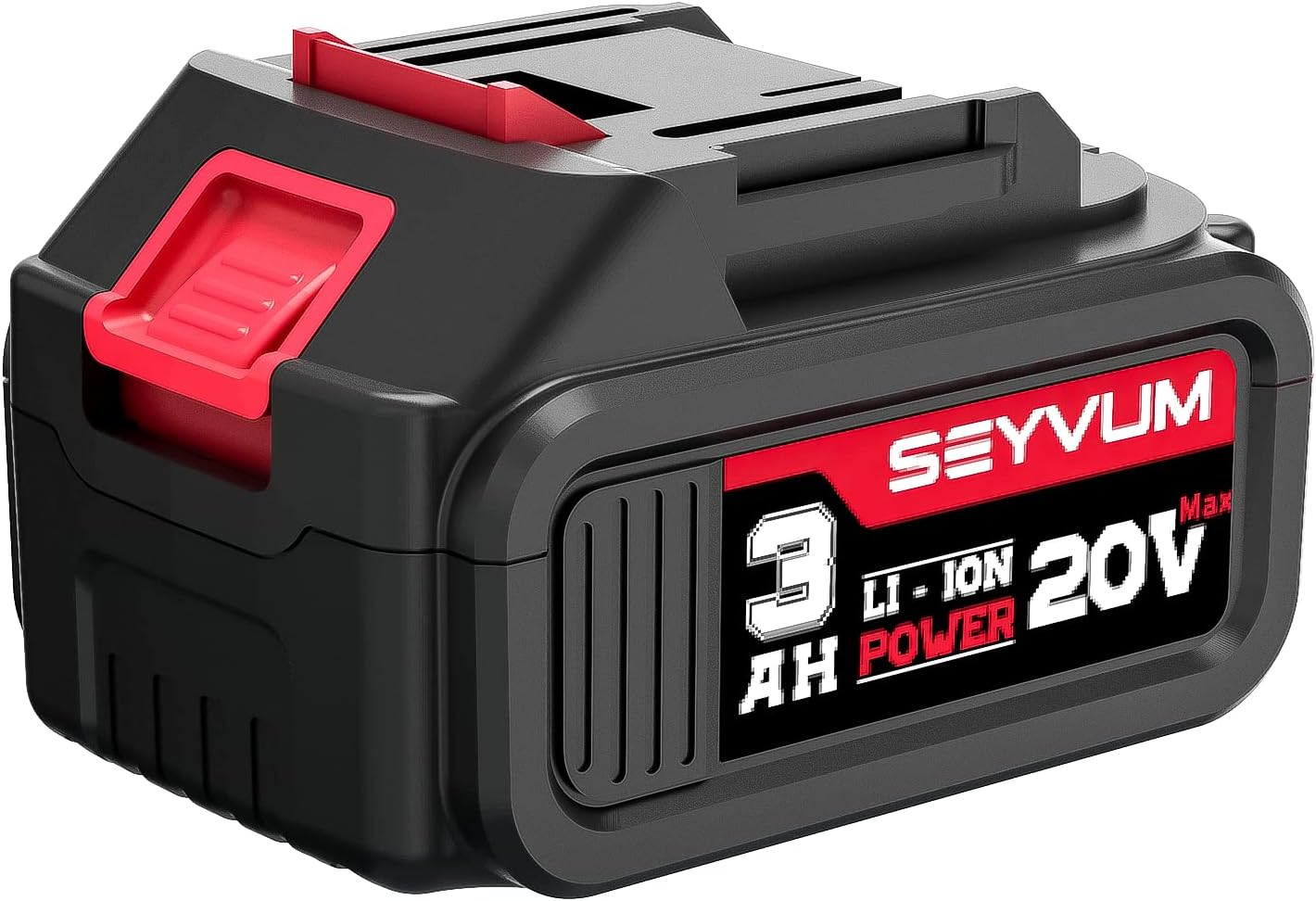 Amazon.com: SEYVUM 20V MAX 3.0 Ah Lithium-Ion Battery for Impact Wrench ...