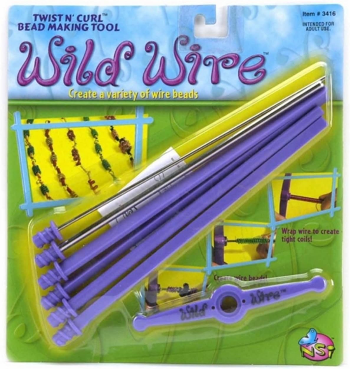 Amazon.com: Wild Wire Twist 'N Curl Bead Making Tool-7 Pc. Set