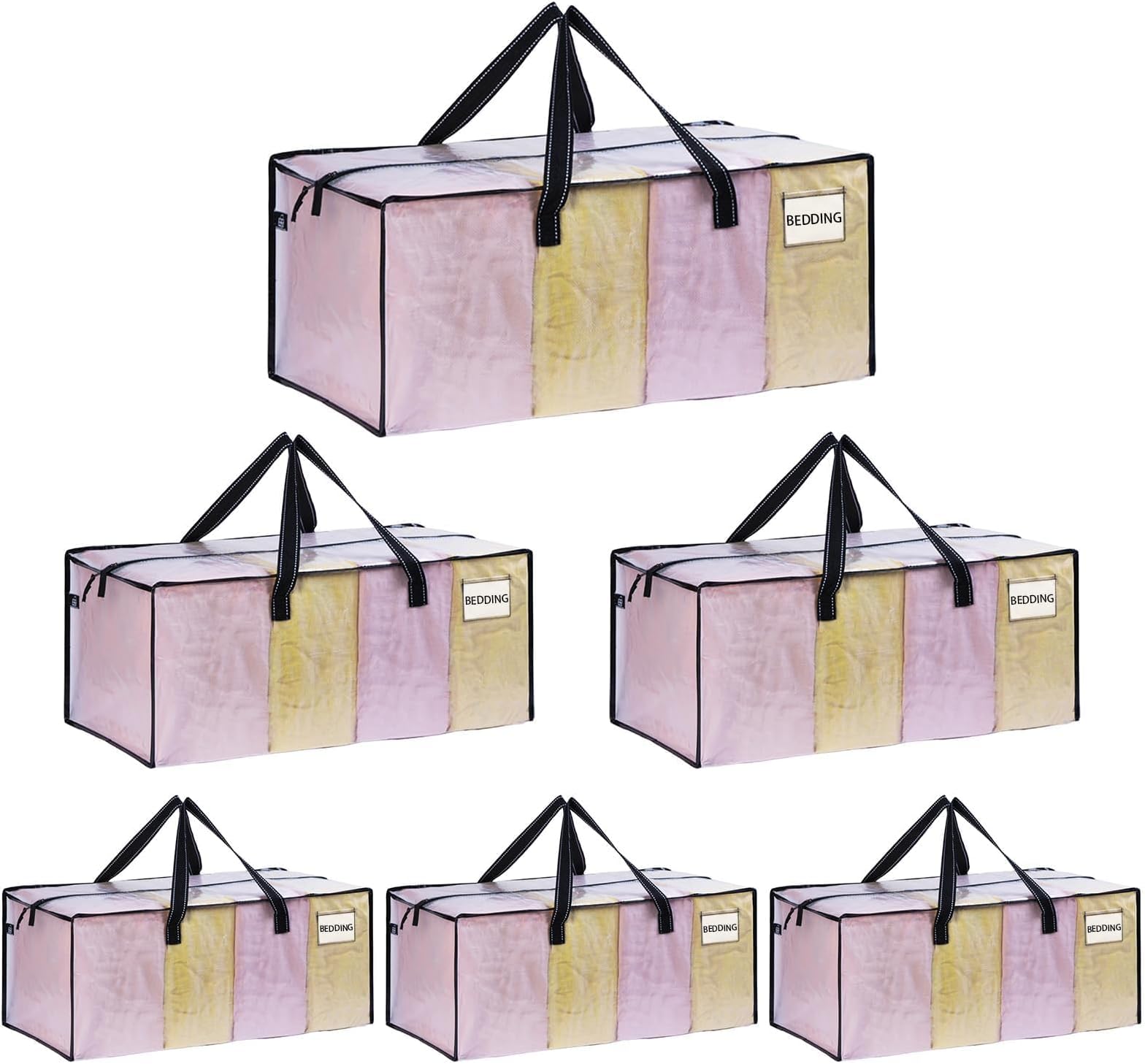 Amazon.com: VENO 14 Pack Moving Bags (10 Pack Clear Oversized Storage ...