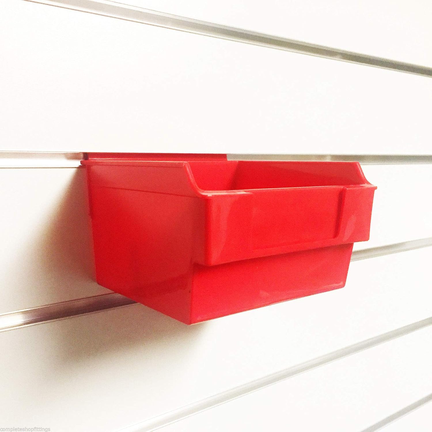 CompleteShopfittings NEW SLATWALL BOX STORAGE BOX SLATBOX SHELFBOX ...