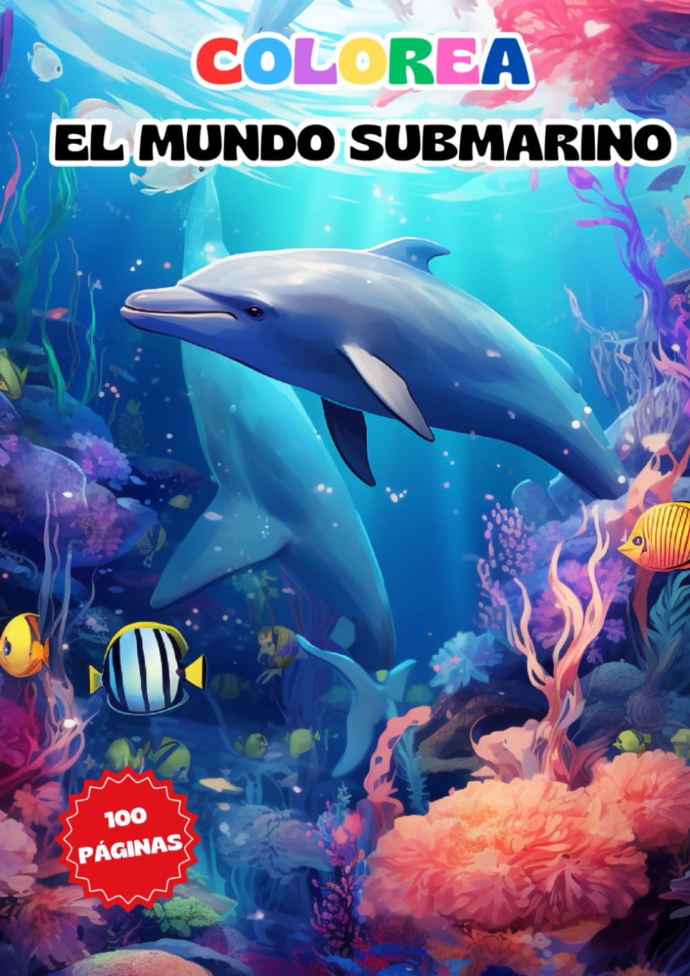 Colorea los Animales Marinos: Libro para colorear : Hernandez, Adrian ...