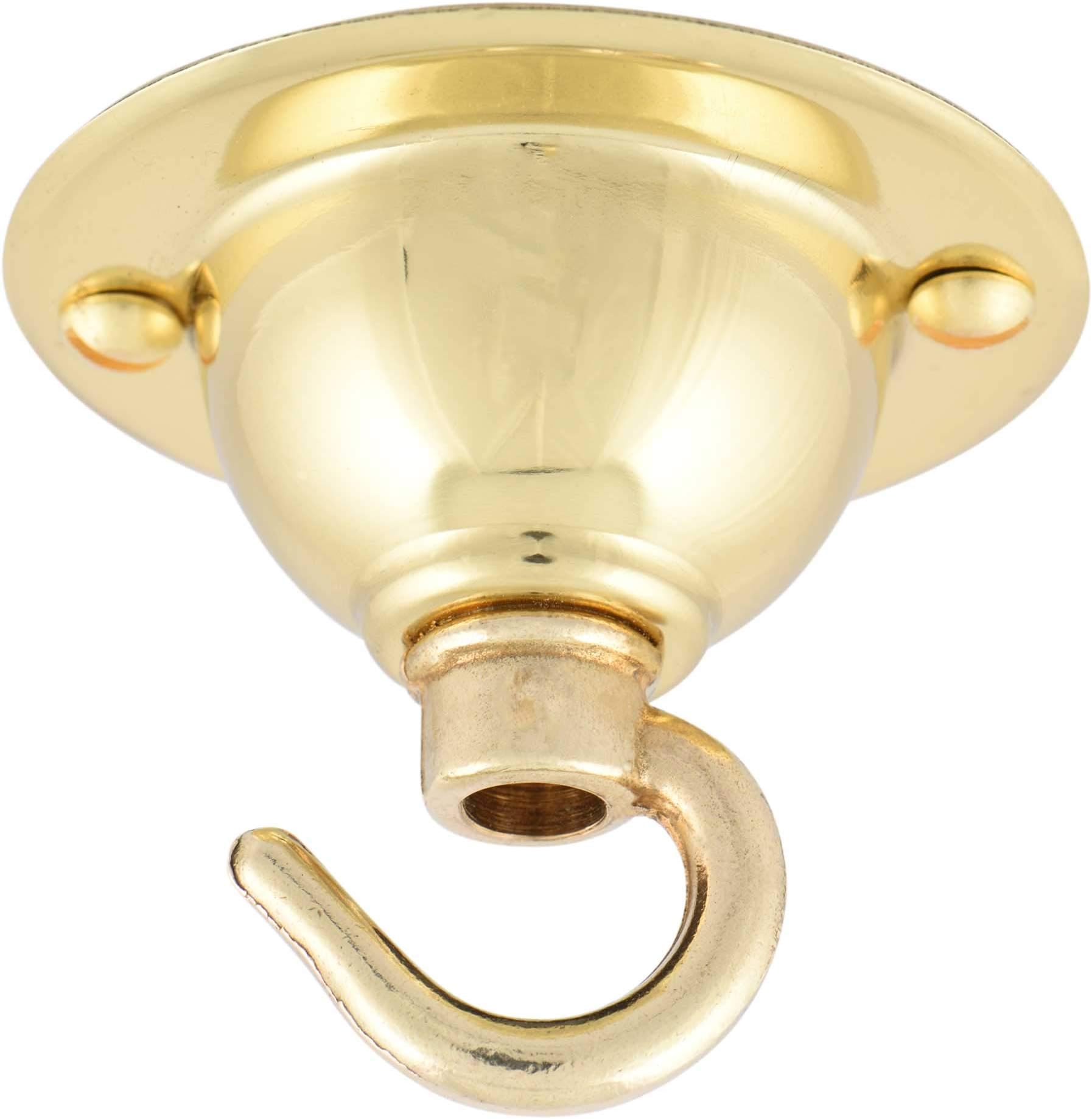 Ceiling Rose Hook Plate 75mm Diameter with Matching Screws Antique ...