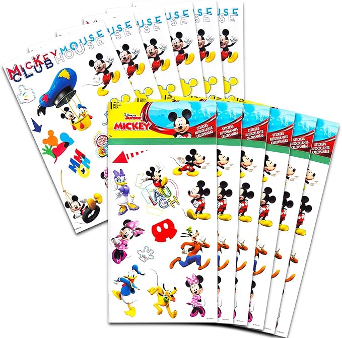 Amazon.com: Disney Mickey Mouse Clubhouse Stickers 6 Pack - Bundle with ...