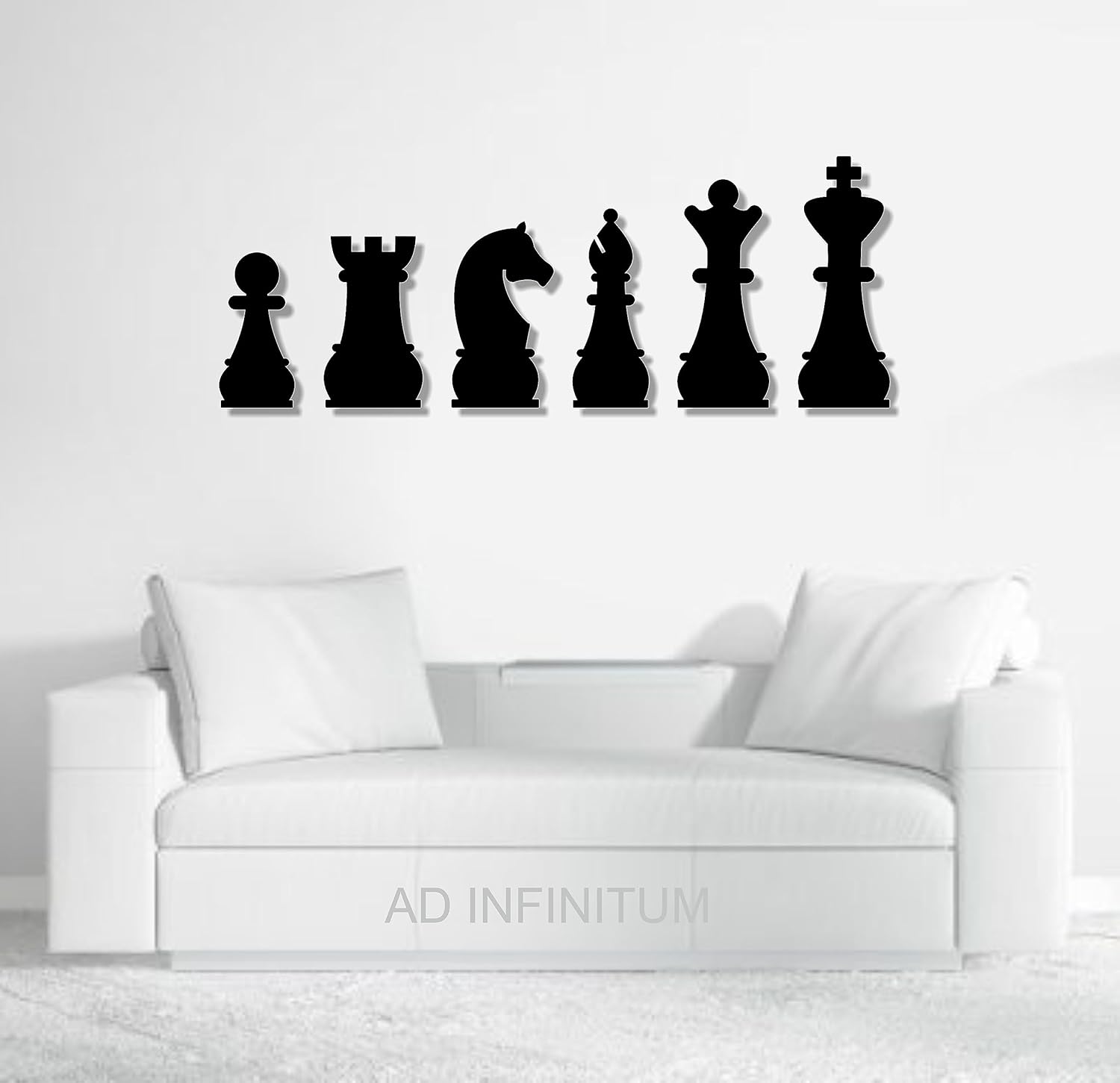 AD INFINITUM® Wooden Wall Art Hanging | Black Designed Wooden Decor ...