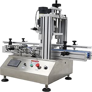 Amazon.com: LGXEnzhuo Desktop Conveyor Capping Machine Automatic Table ...