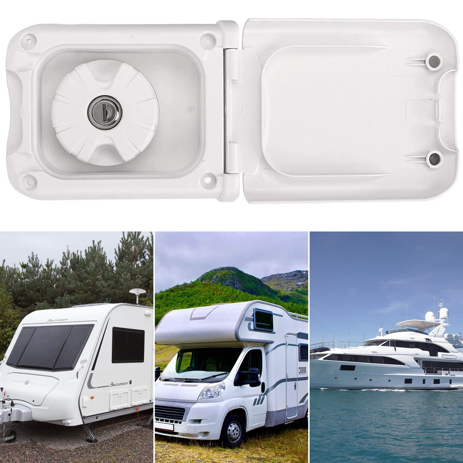 RV Water Tank Cap RV Fresh Water Locking Cap,Water Inlet Fill Dish ...