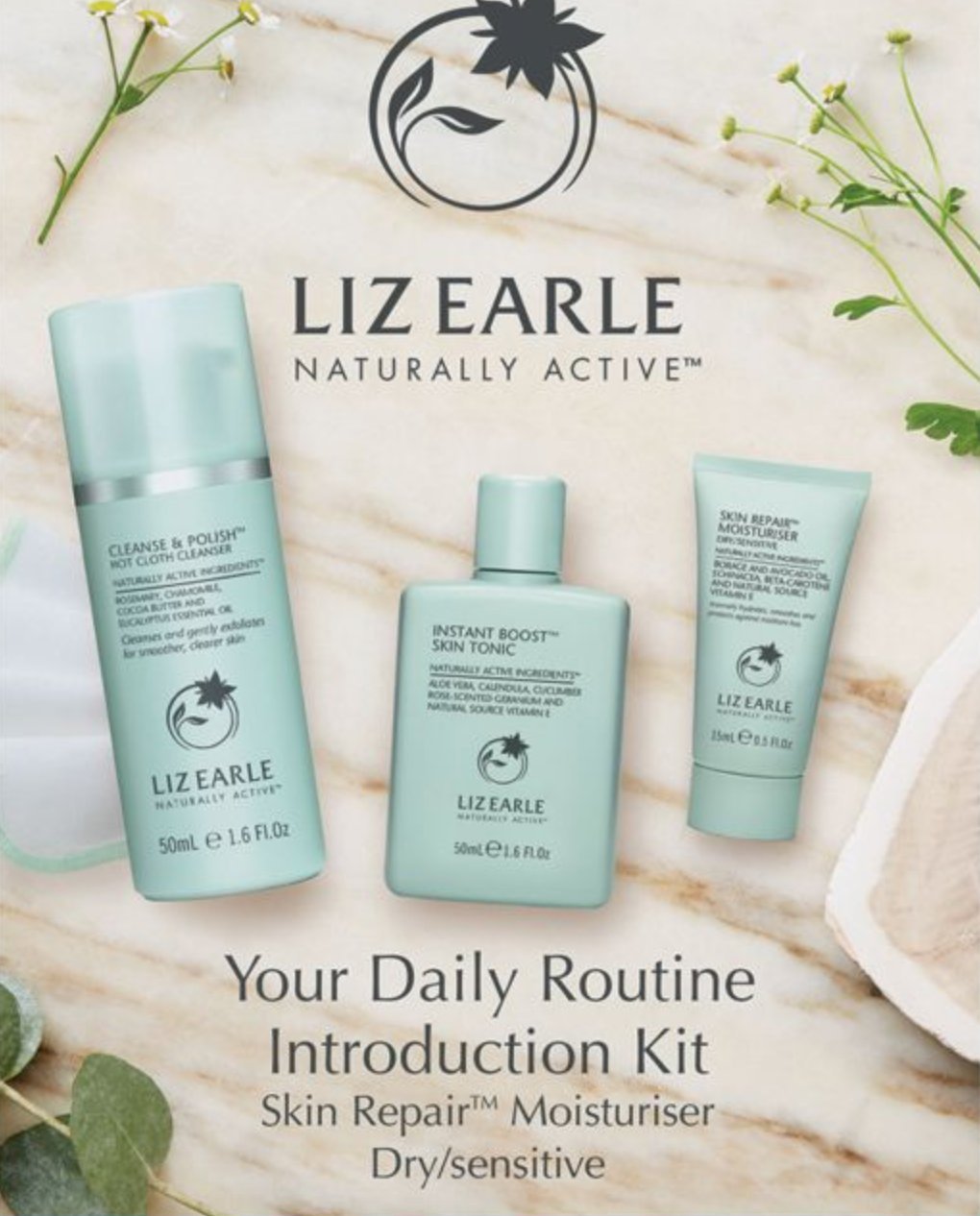Buy Liz Earle Your Daily Routine Introduction Kit with Skin Repair ...