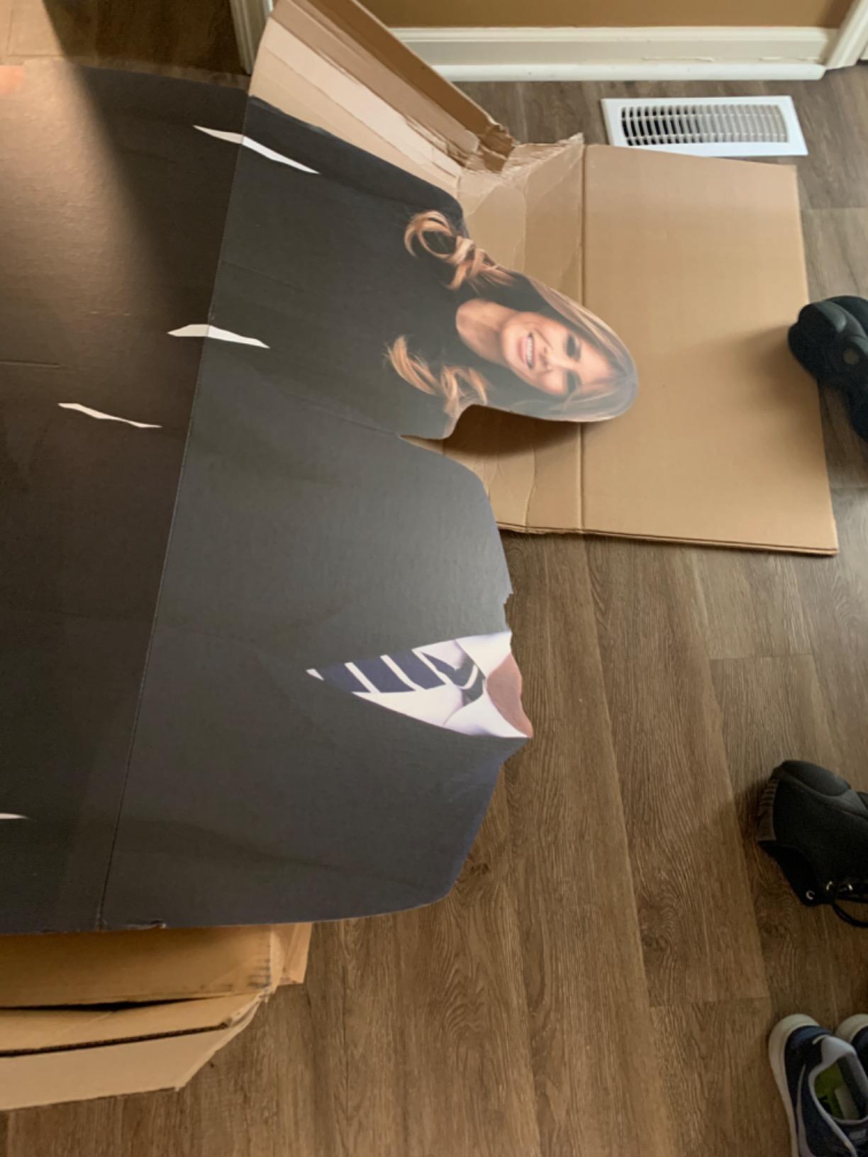 Amazon.com: aahs!! Engraving Donald Trump Stand Up | Cardboard Cutout ...