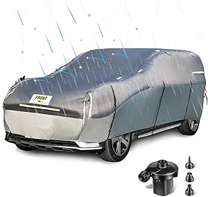 Sewinfla Thicken Inflatable Hail Protector Car Cover, Full Car Cover ...