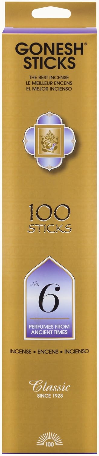 Amazon.com: Gonesh Collection #6 – 100 Stick Pack – Classic Incense ...