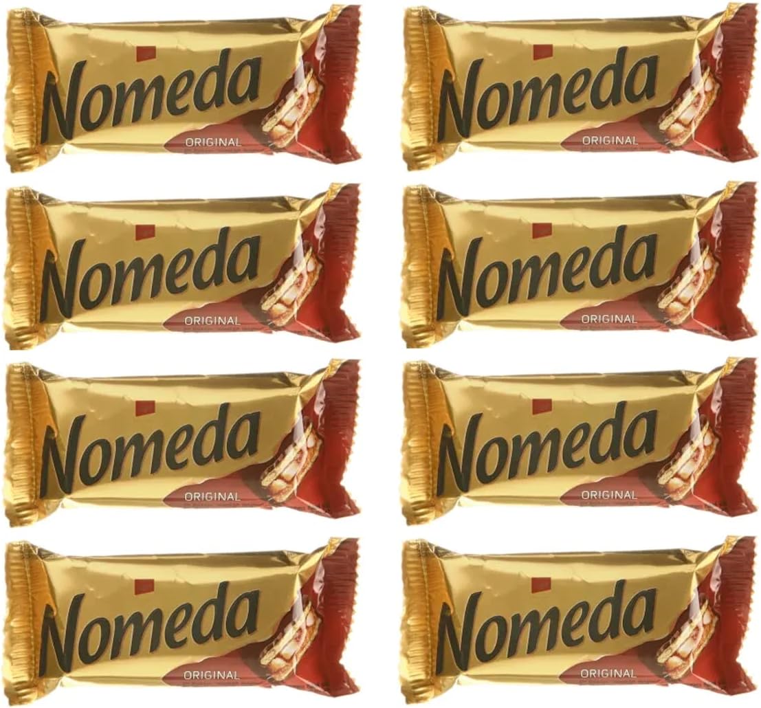 Amazon.com: NOMEDA Lithuanian Candy Bar With Chocolate & Nuts 44g ...