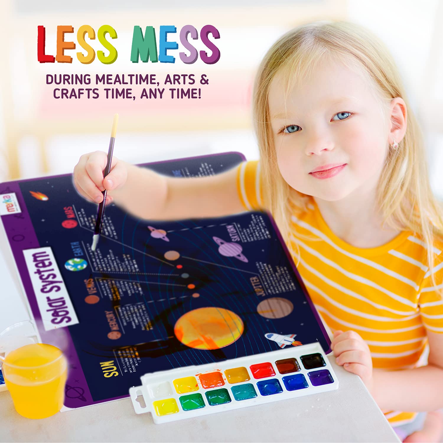 Buy Merka Educational Kids Placemats For Dining Table And Classroom buy-merka-educational-kids-placemats-for-dining-table-and-classroom