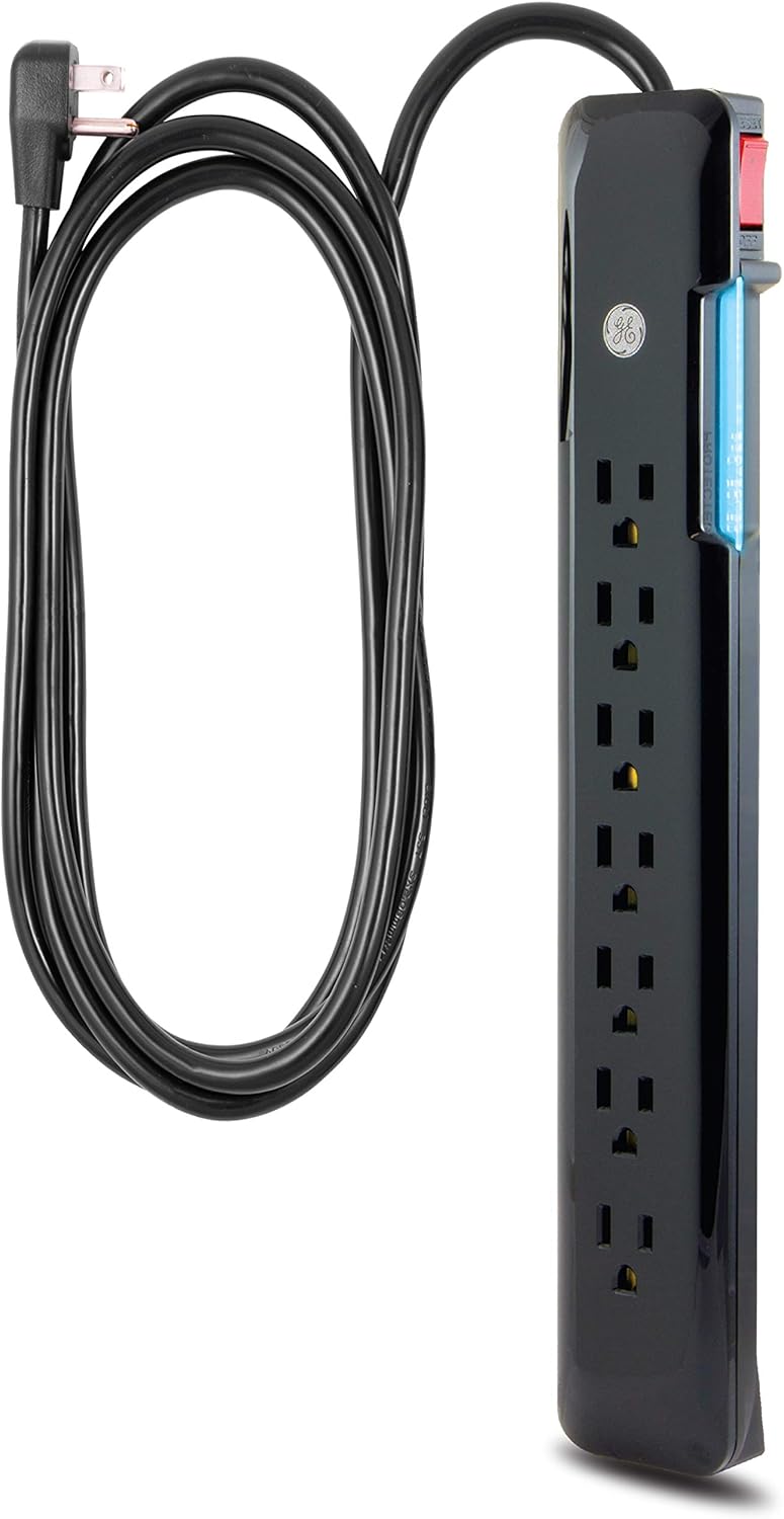 Amazon.com: GE UltraPro 7 Outlet Surge Protector, 8' Cord, 1080 Joules ...