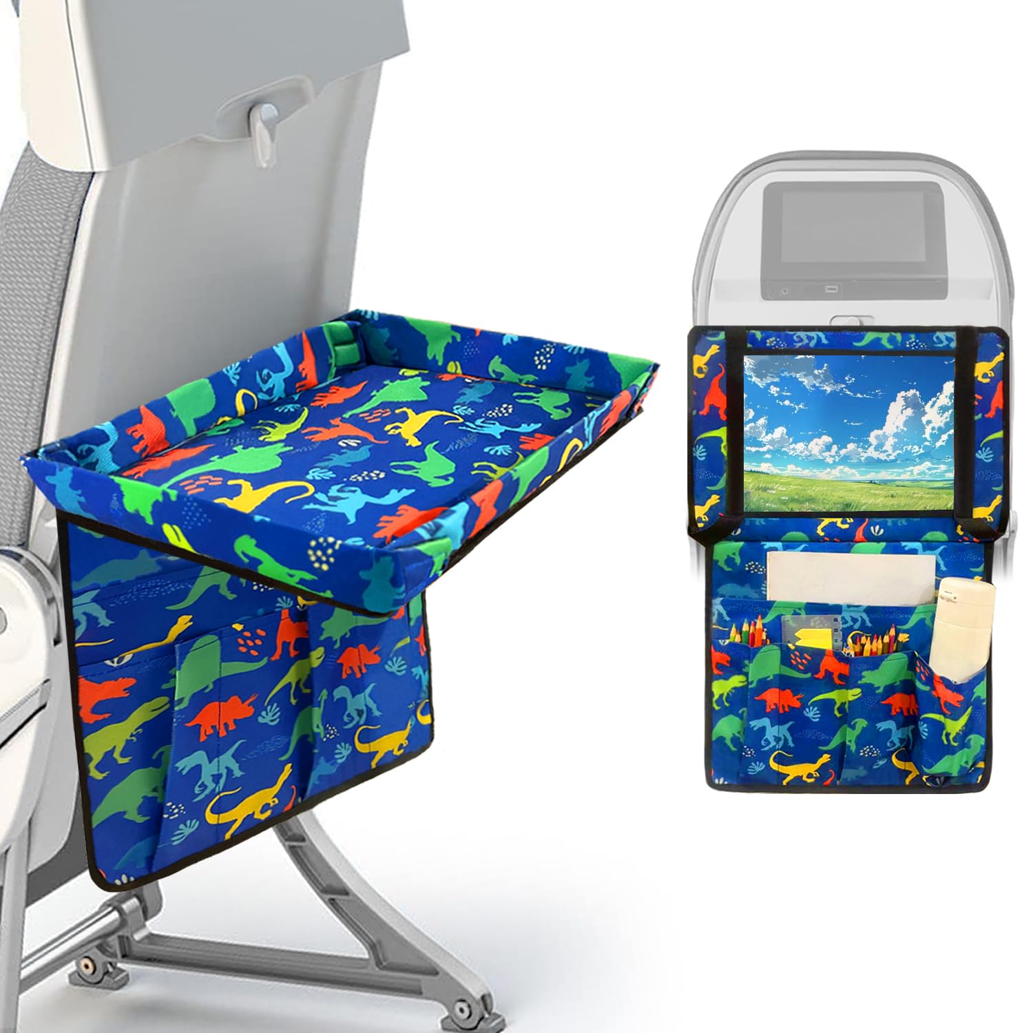 Amazon.com: Adjustable Kids Tray Table Cover with Multi Portable ...