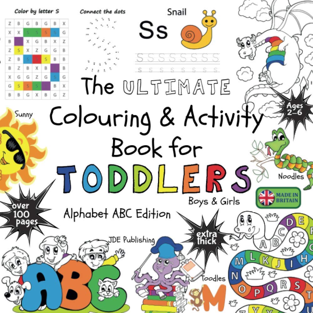 The Ultimate Colouring & Activity Book for Toddlers Boys & Girls ...