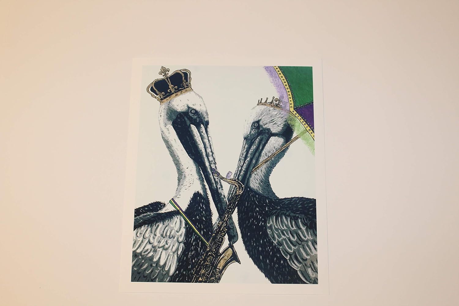 Amazon.com: Pelican Print original art work abstract wall art unframed ...