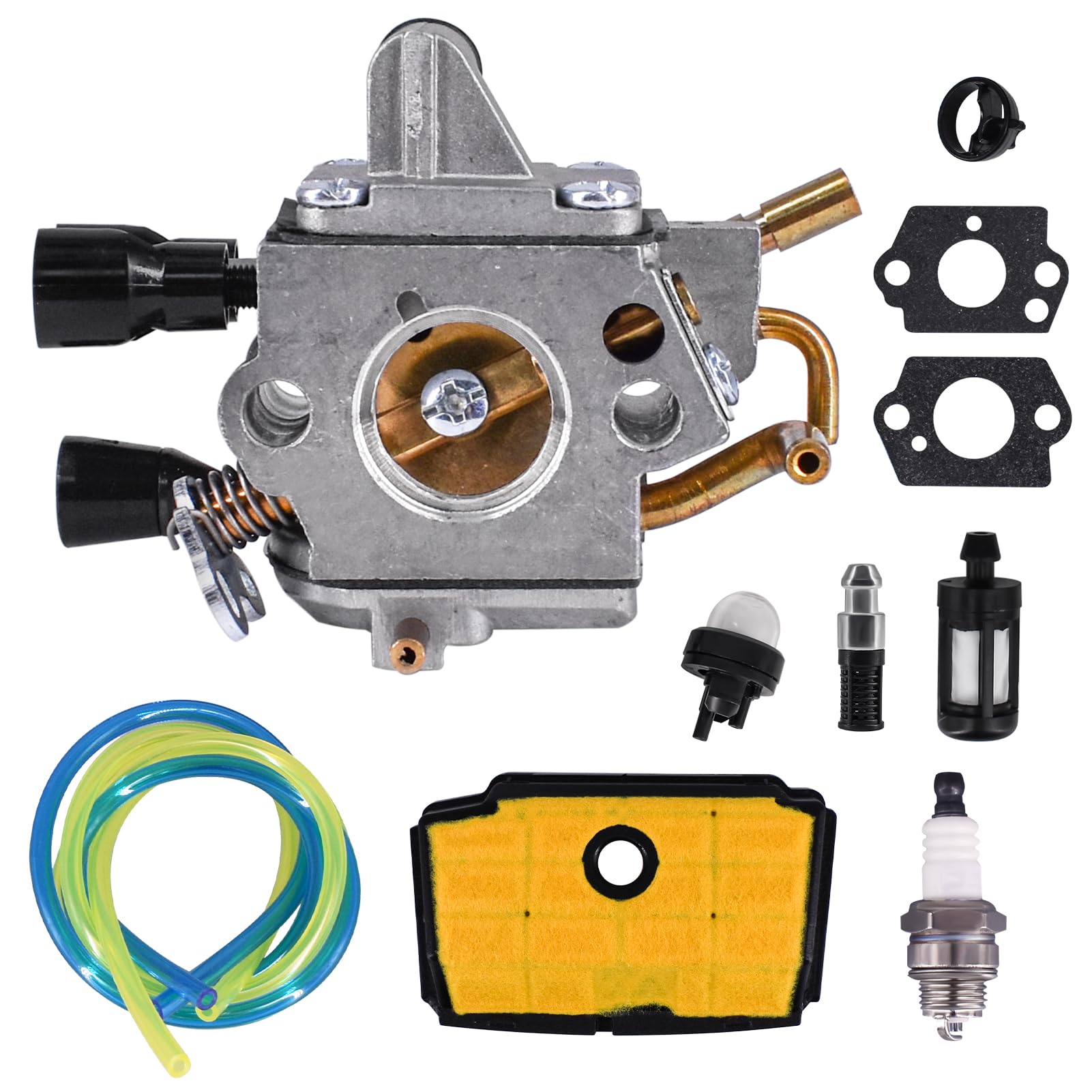Amazon.com: Carburetor Carb Rebuild Kit Fits for Stihl MS194 MS194T ...