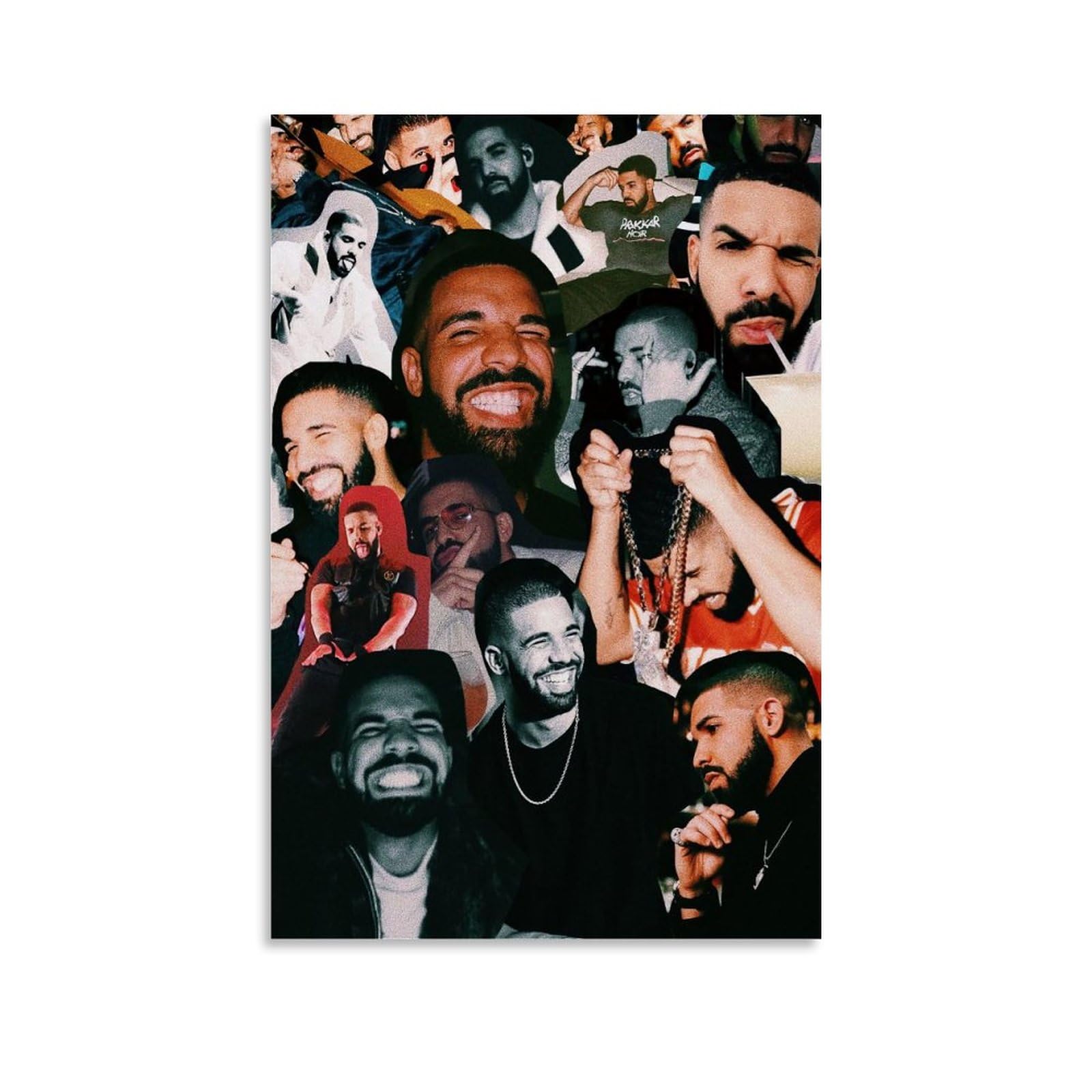 Amazon.com: Drake Rapper Music Poster Canvas Art Poster And Wall Art ...