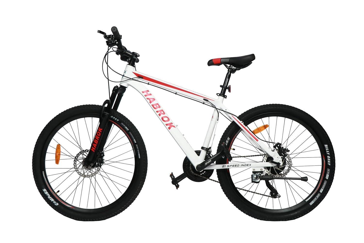 Buy HABROK Alloy 29 T White Multispeed(21 Speed) Microshift with Front ...