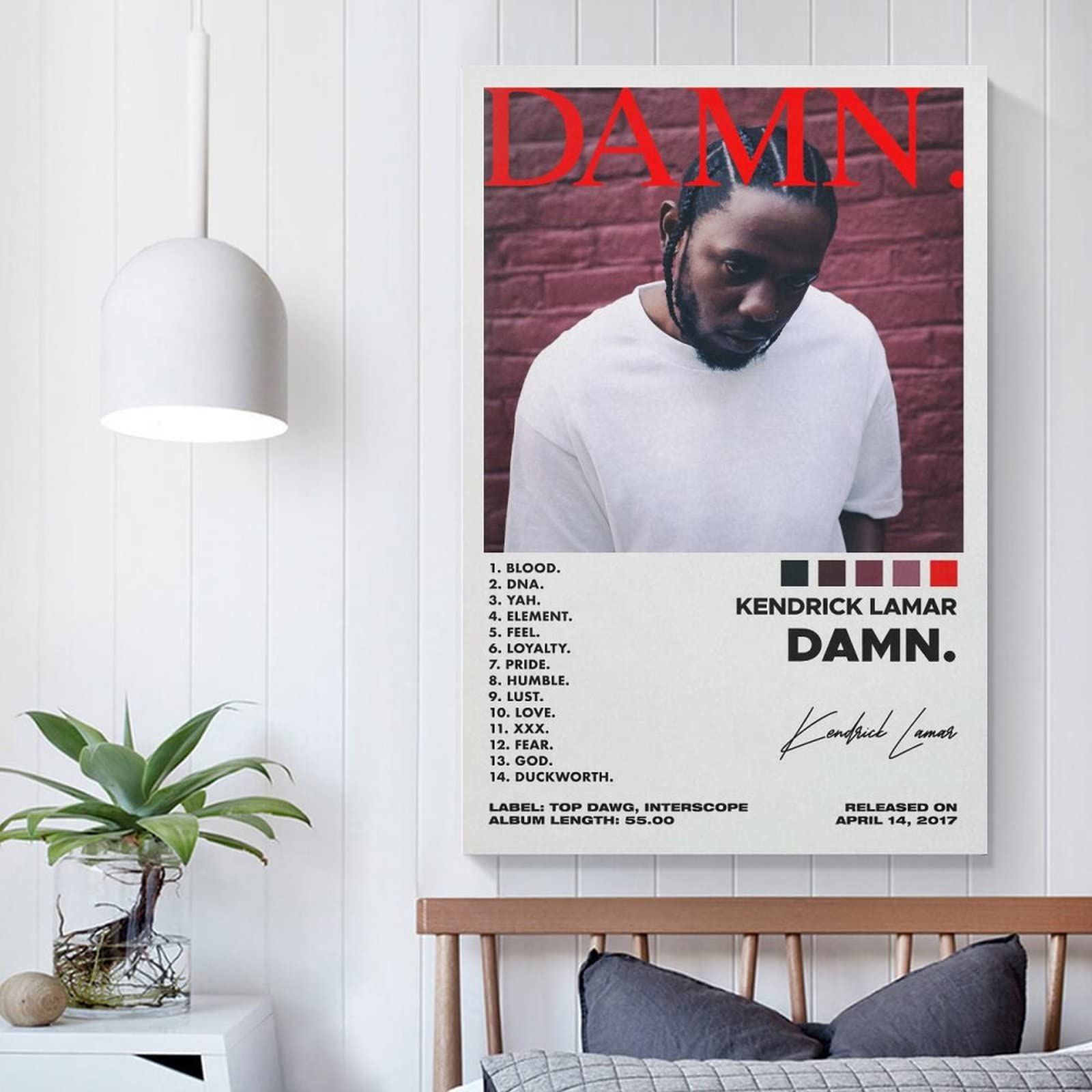 Kendrick Lamar Damn Album Cover Art Kendrick Lamar DAMN. Album Cover'