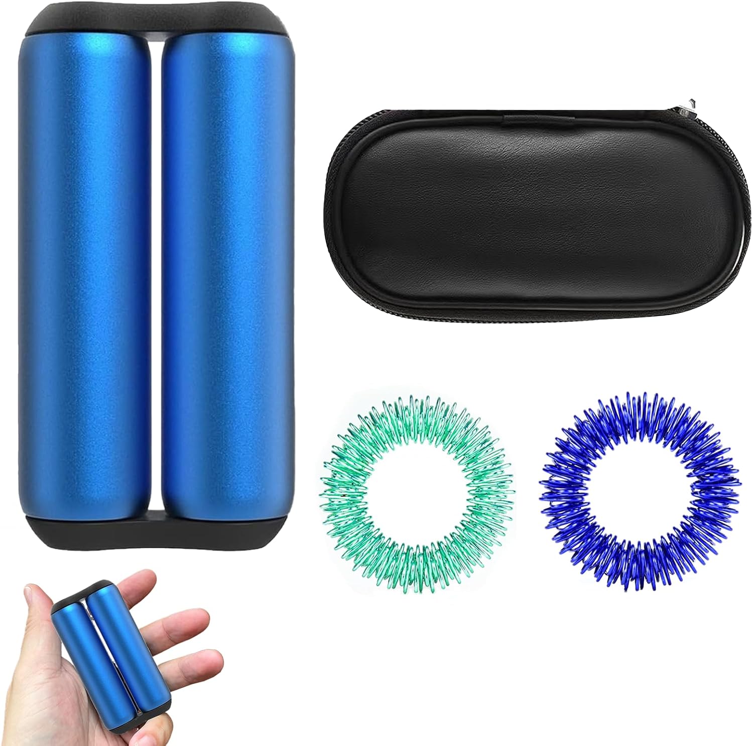 Ninnyi 4PCS Roller Fidget Toy Set, Silent Fidget Toys with Storage Bag ...