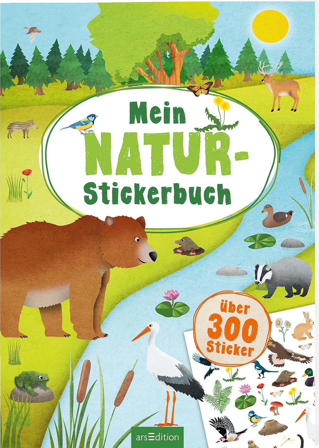 Mein Natur-Stickerbuch: Über 300 Sticker | Stickerheft für Kinder ab 4 ...