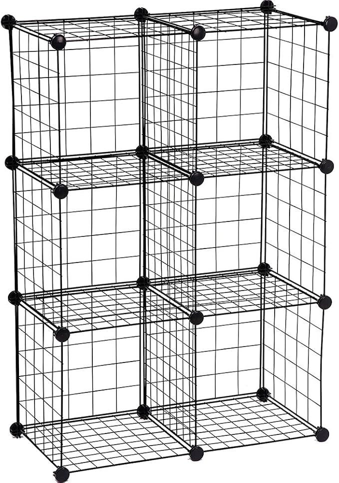 Amazon.com: Honey-Can-Do SHF-02113 Modular Mesh Storage Cube, 6-Pack ...