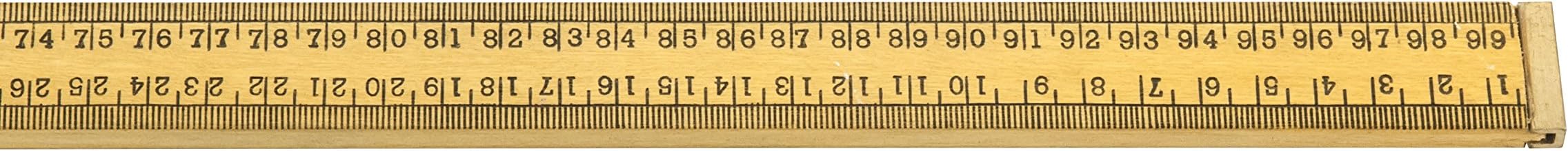 EISCO Premium One Meter (100cm) Wooden Scale(ruler) With Brass Ends For ...