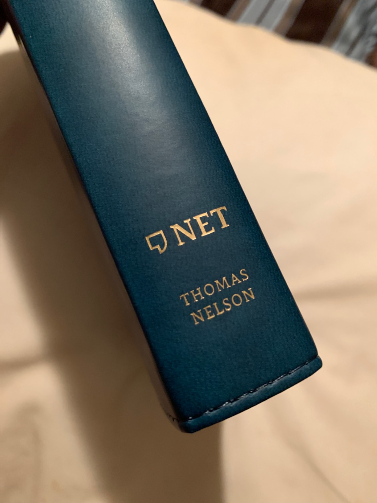 NET Bible, Thinline Large Print, Leathersoft, Brown, Comfort Print ...