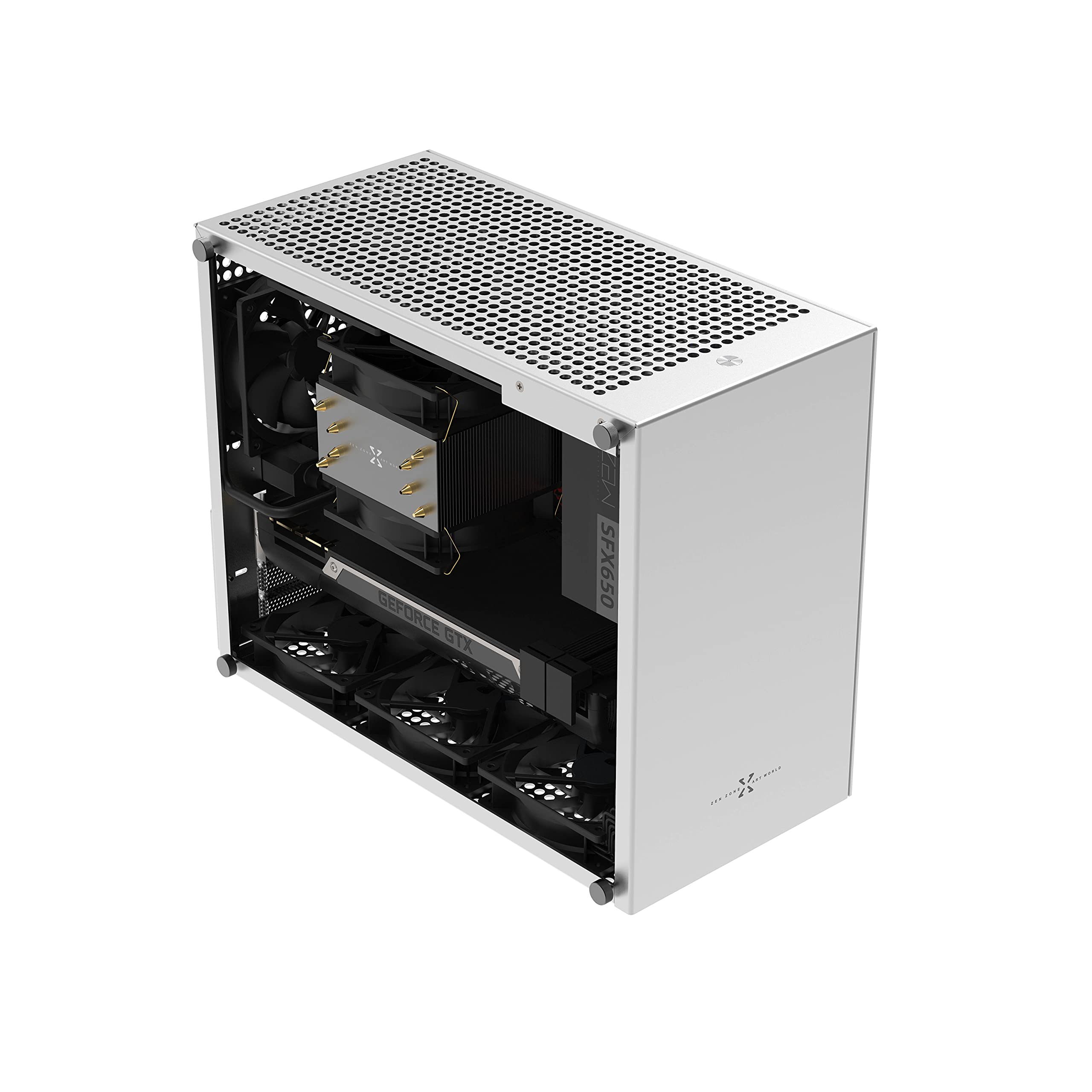 MATX PC Case in Mini-Size, Portable Gaming Computer Case, Aluminum ...