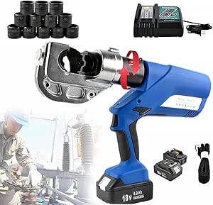 Amazon.com: Eastnmythet Hydraulic Cable Lug Crimping Pliers, Lithium ...