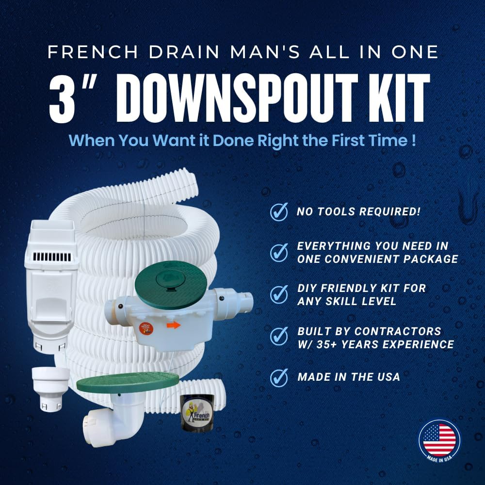 French Drain Man Downspout Extensions Kit (with Philippines | Ubuy