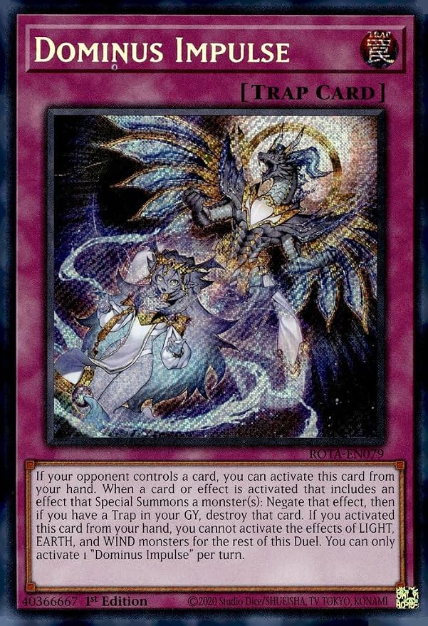 Amazon.com: Dominus Impulse - ROTA-EN079 - Secret Rare - 1st Edition ...