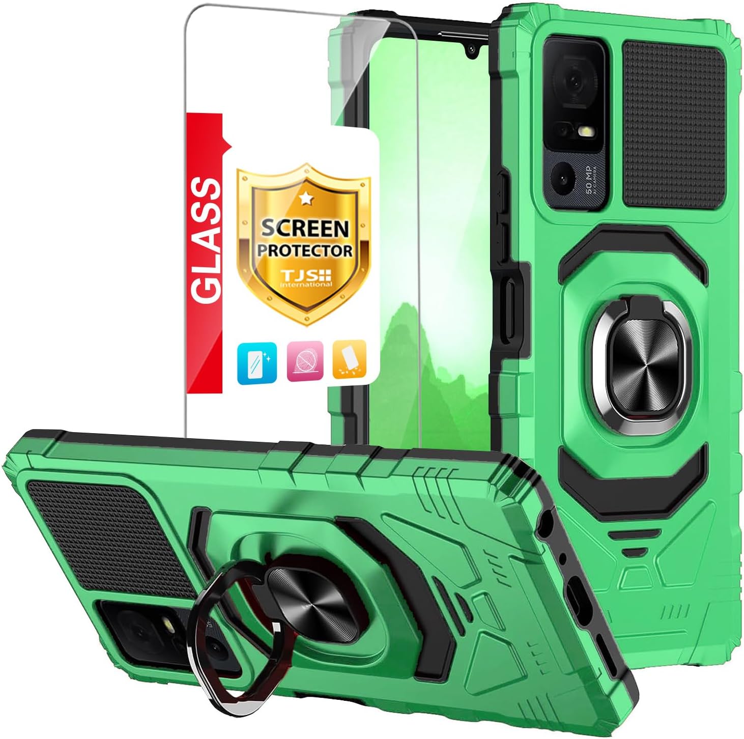 Amazon.com: TJS Case for TCL 40 XL & T608DL, Lively Jitterbug Smart4 ...