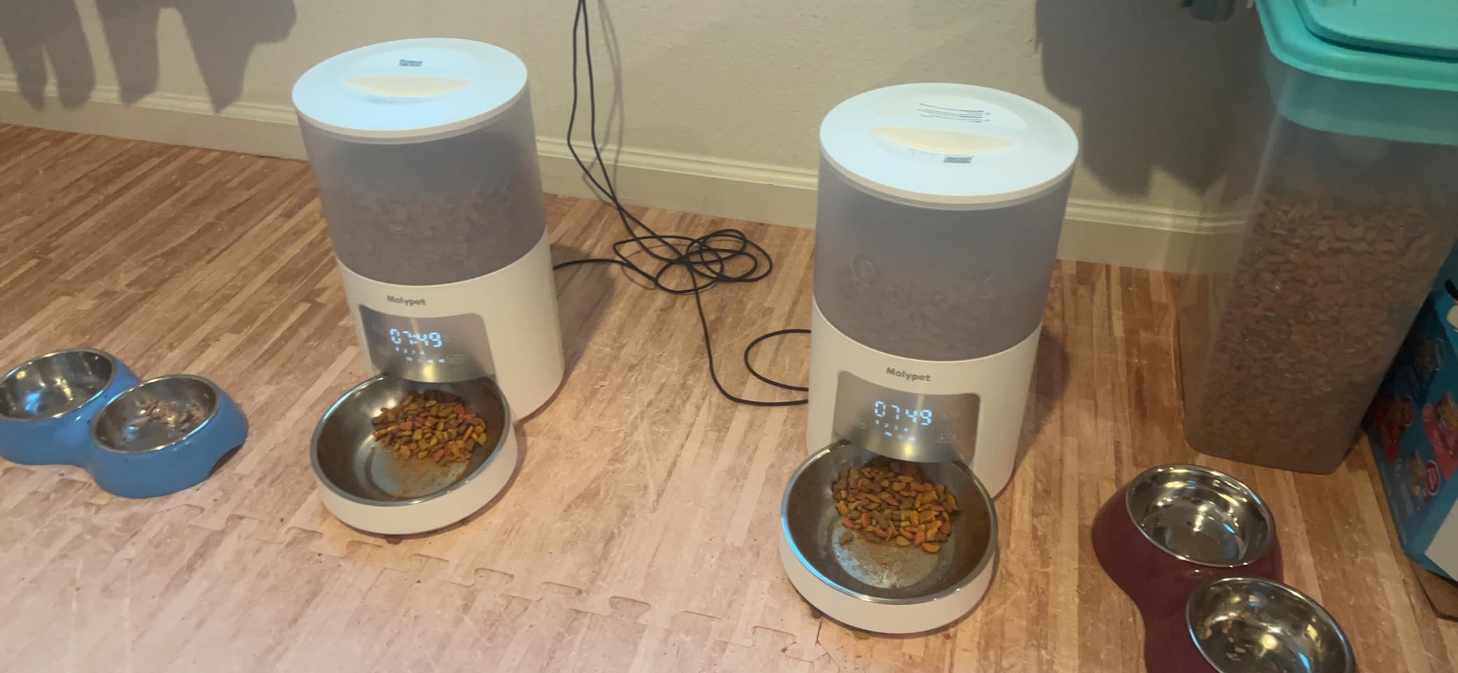 $6/mo - Finance Molypet Automatic Cat Feeders with Timer - 4L Cat Food ...