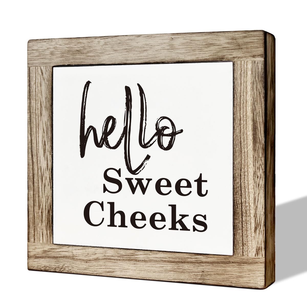 Amazon.com: Bathroom Decor, Hello Sweet Cheeks Sign, Kids Restroom ...