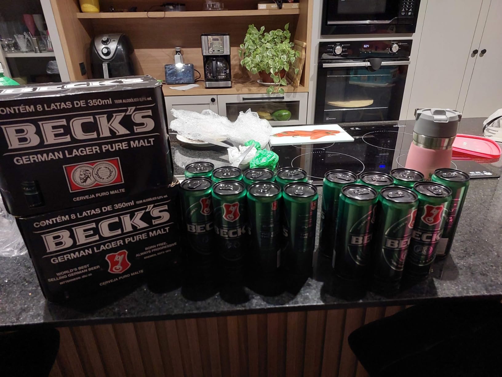 Pack Cerveja Becks Lata Sleek 350ml - com 08 unidades | Amazon.com.br