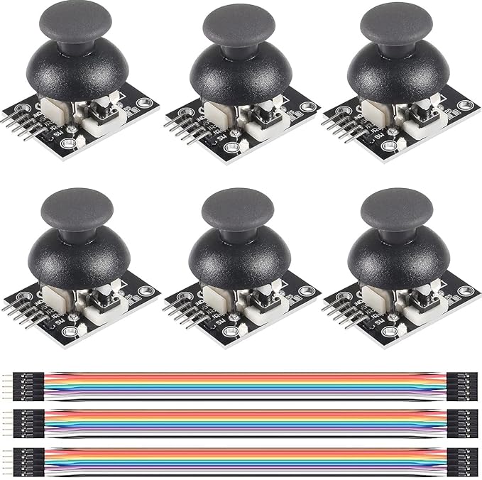 Youmile 6 pcs Dual-axis XY Joystick Module PS2 module Game Joystick ...