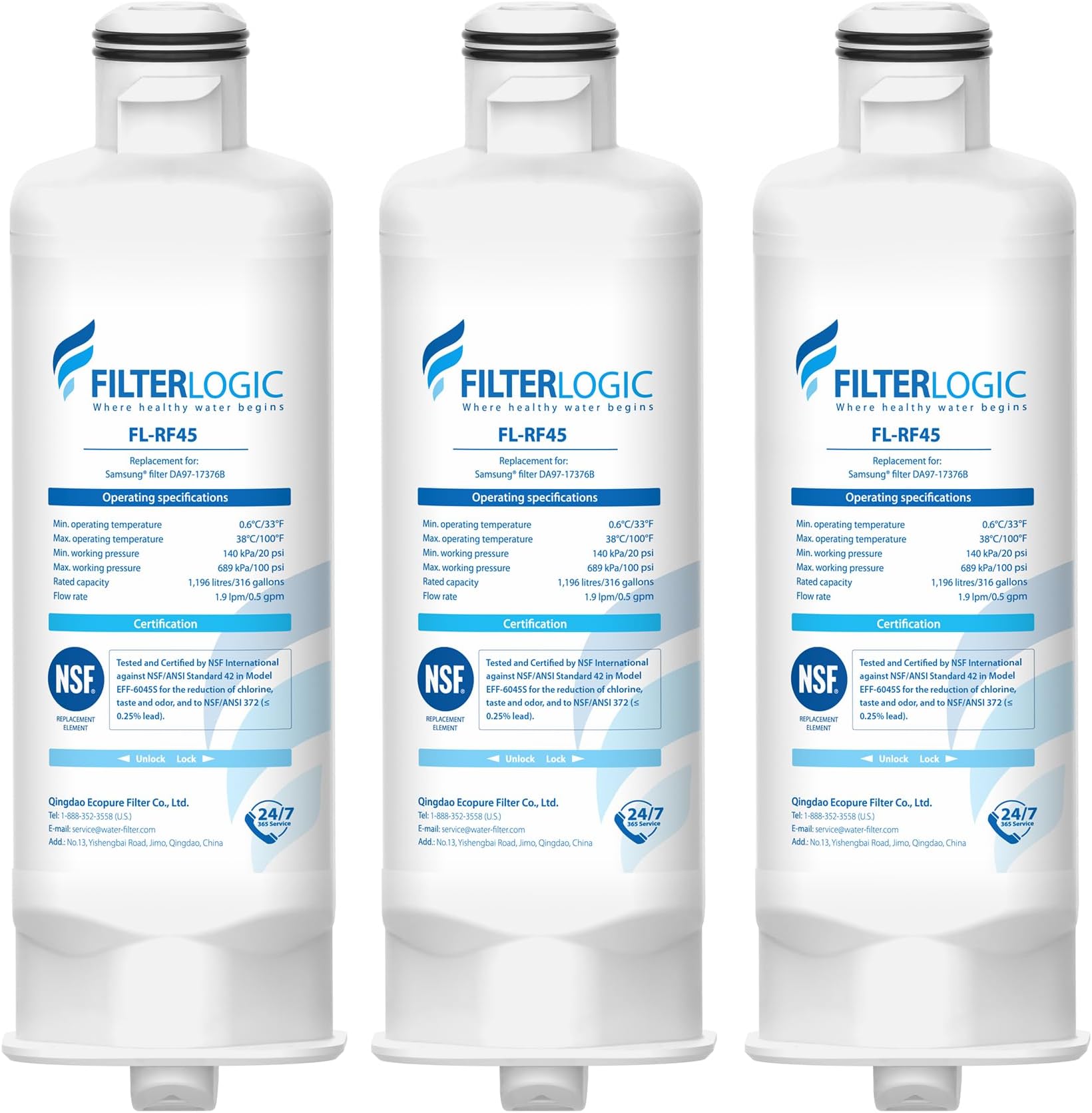 Amazon.com: Samsung Water Filter for RF28R6301SR, RF27T5201SG ...