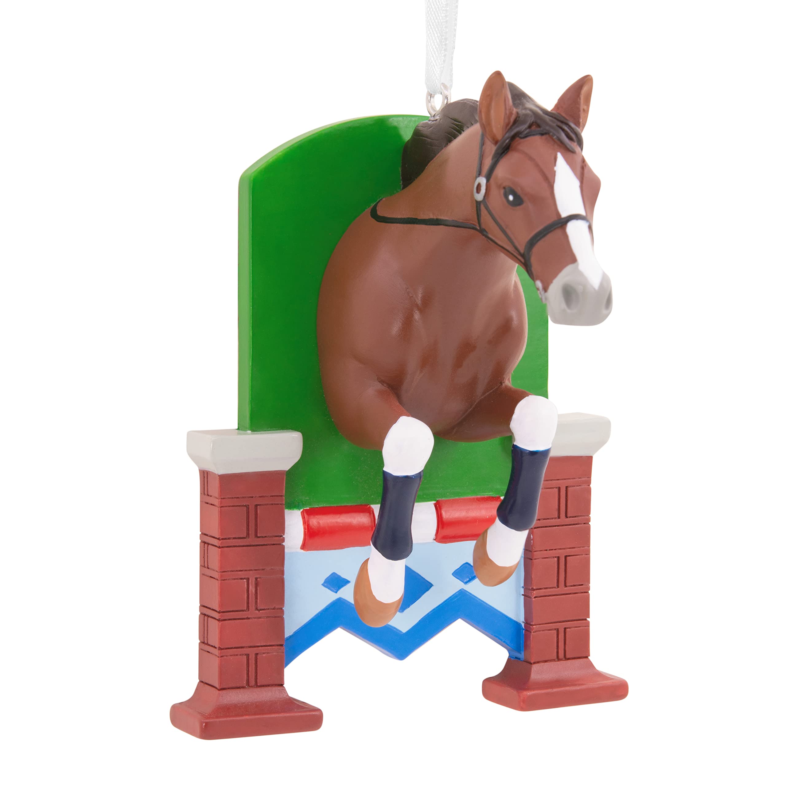Amazon.com: Hallmark Horse Jumping Christmas Ornament : Home & Kitchen
