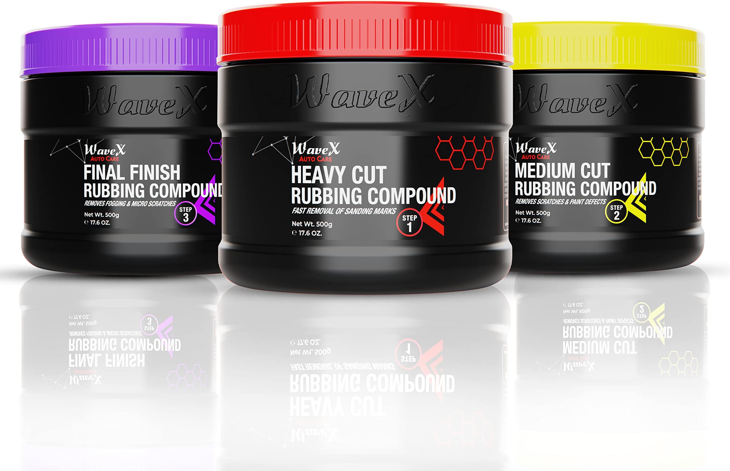 WaveX Rubbing Compound For Super Heavy Cut |Medium Cut With Polish ...