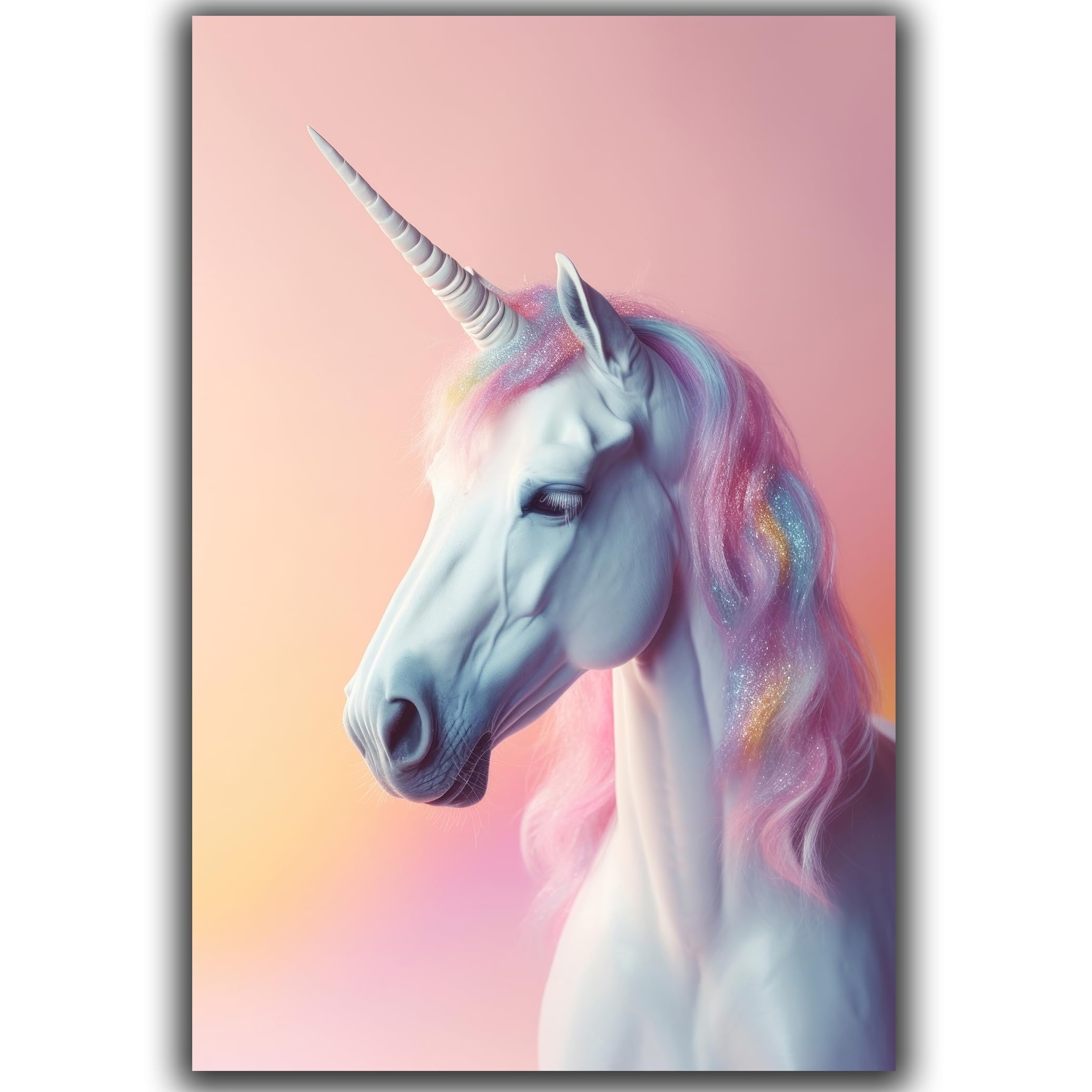 Amazon.com: VMXWLL Unicorn Posters Pink Unicorn Wall Art for Girls ...