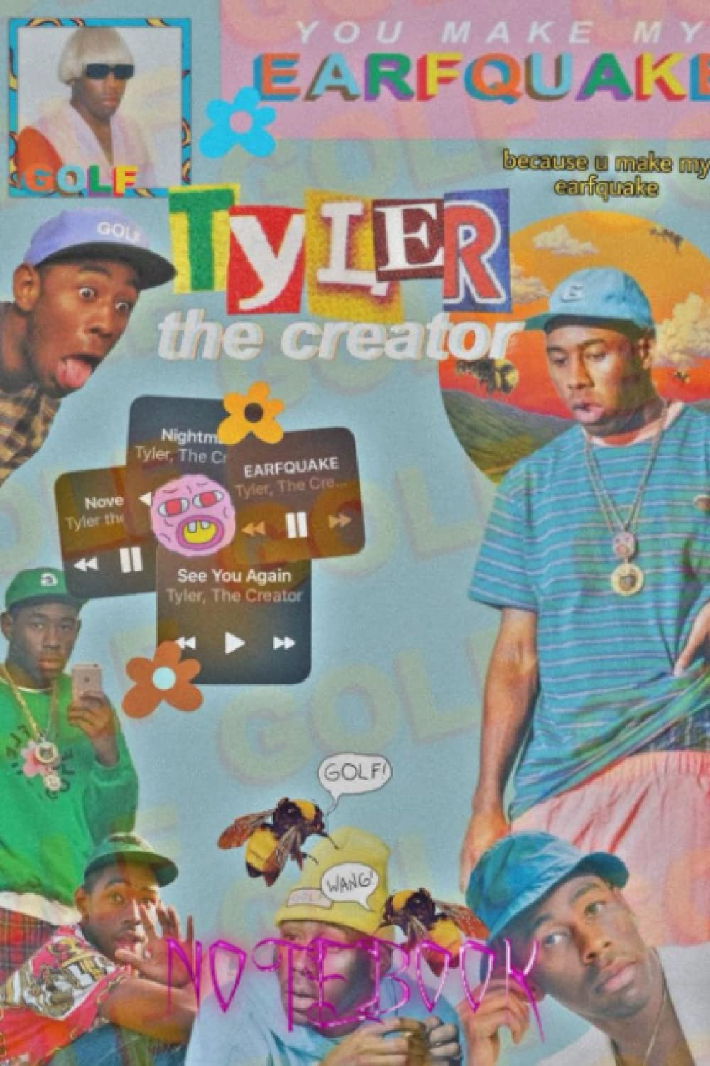 Notebook : Tyler, the Creator Rapper Notebook Medium Ruled Notebook and ...