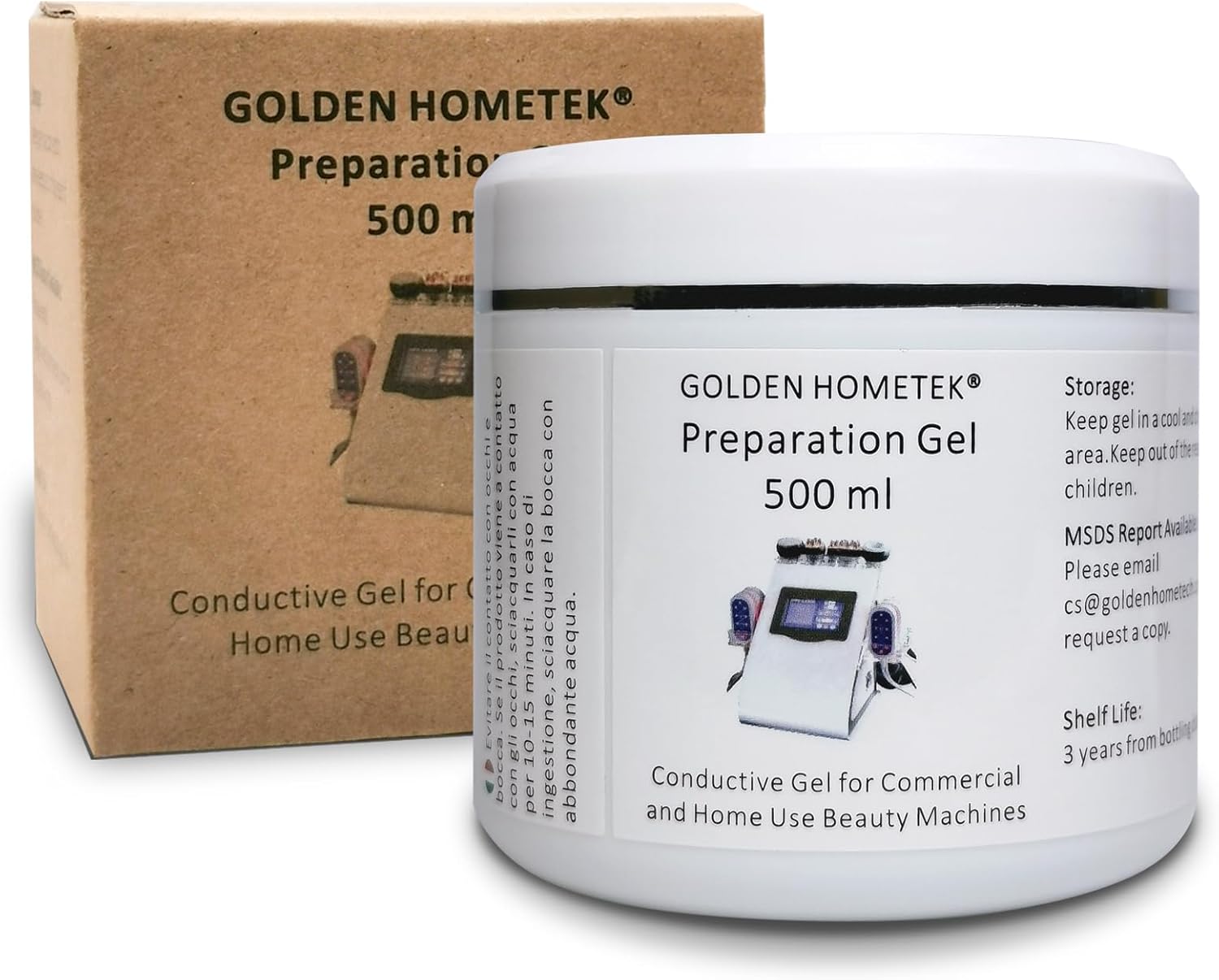 Preparation Gel - Net 17.6 Oz RF Conductive Gel for use with RF Facial ...